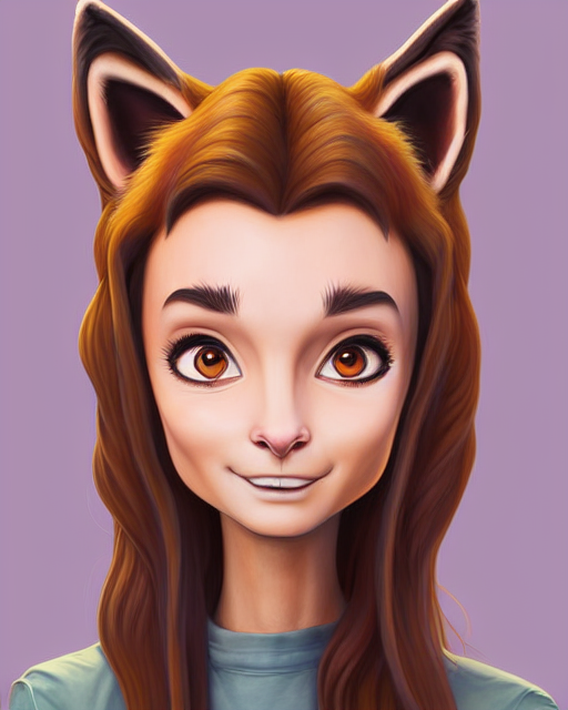 Krea Ai Fullbody Portrait Of Wild Half Fox Woman With Fo