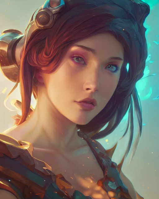 KREA AI - league of legends portrait, highly detailed vfx, s...