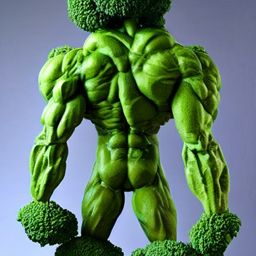 Krea Ai A Posing Bodybuilder Sculpture Made Entirely From