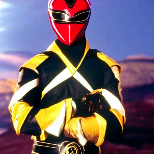 KREA AI - The secret seventh power ranger, the mothy ranger,...