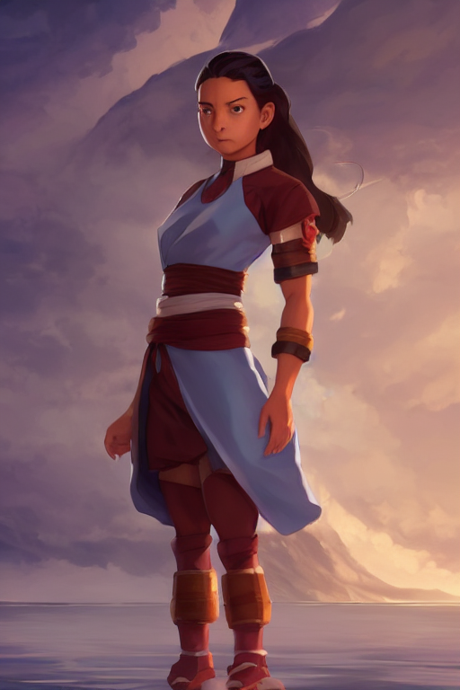 KREA AI - Katara from the last Airbender , made by Stanley A...