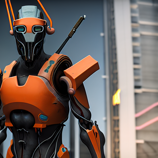 KREA AI - Gordon Freeman half life warframe, 8k resolution,