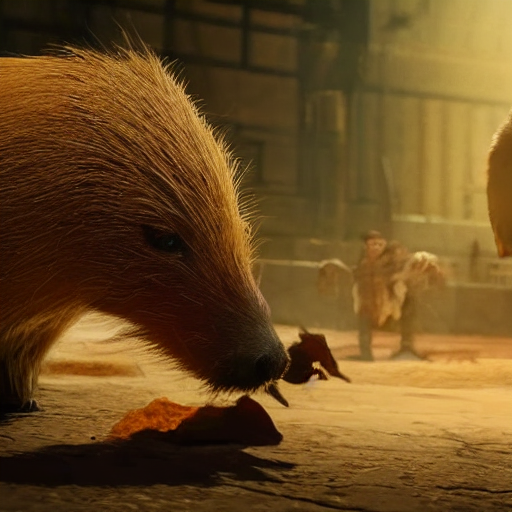 KREA AI - capybara boss fight in Elden Ring, cinematic, cut-...