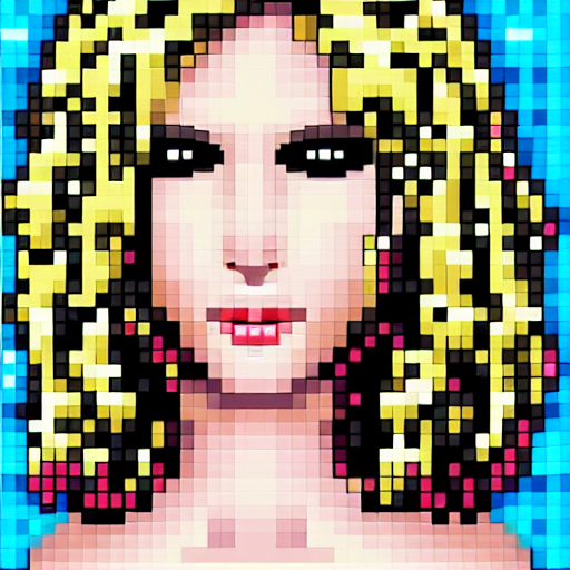 Krea Ai 8 Bit Pixel Art Of Taylor Swift Artstation Cut