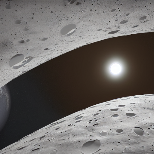 Krea Ai Zaha Hadid Architecture On The Moon Ray Tracing R 