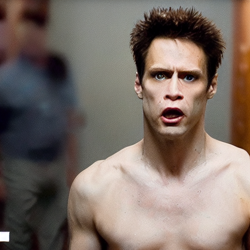 Krea Ai Live Action Still Of Jerma In Fight Club Real Lif