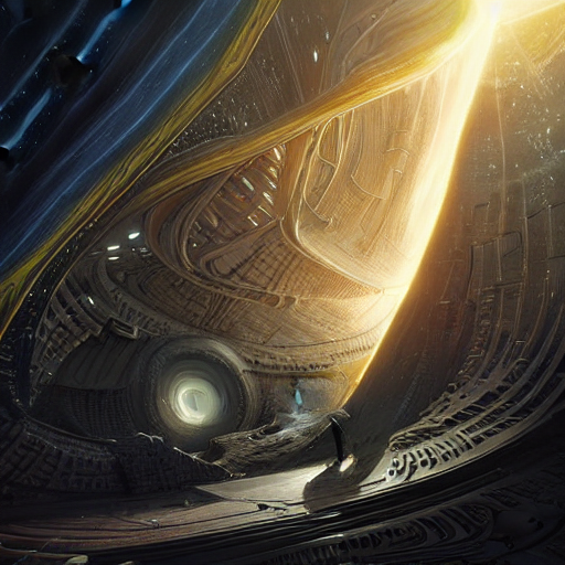 KREA AI - map of wormholes of interstellar travel, ultra rea...