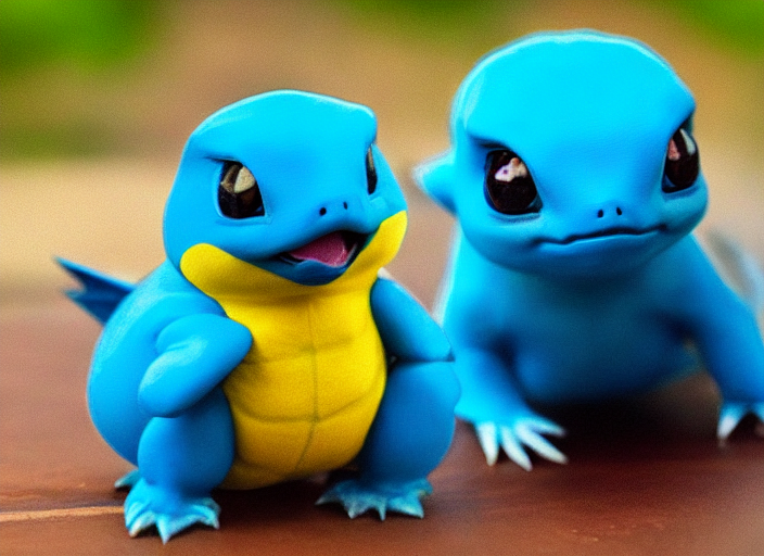 KREA AI - real life pokemon squirtle, adorable, fluffly, ult...
