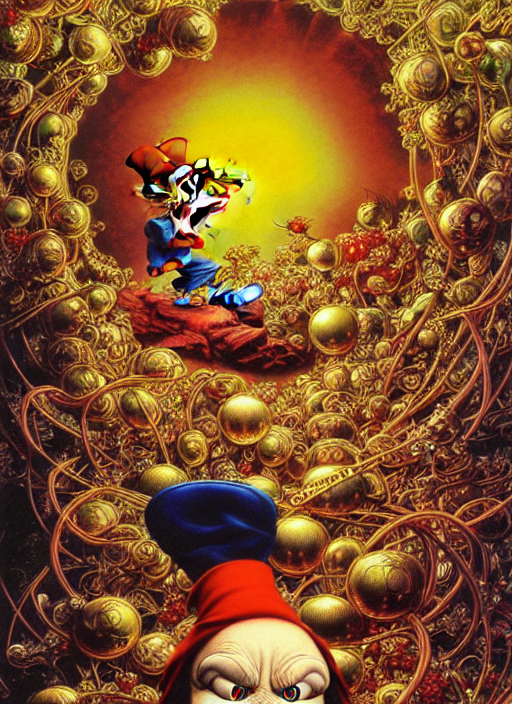 KREA AI - realistic detailed image photo of Scrooge McDuck b...