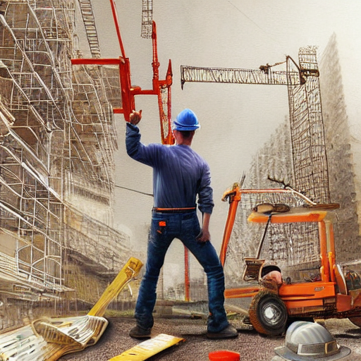 KREA AI - tom cruise dressed as a construction worker planti...