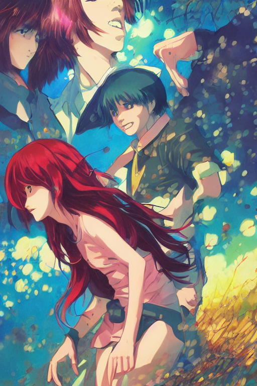 KREA AI - mystical heroine, hisashi eguchi, yuya nagai, Ilya...