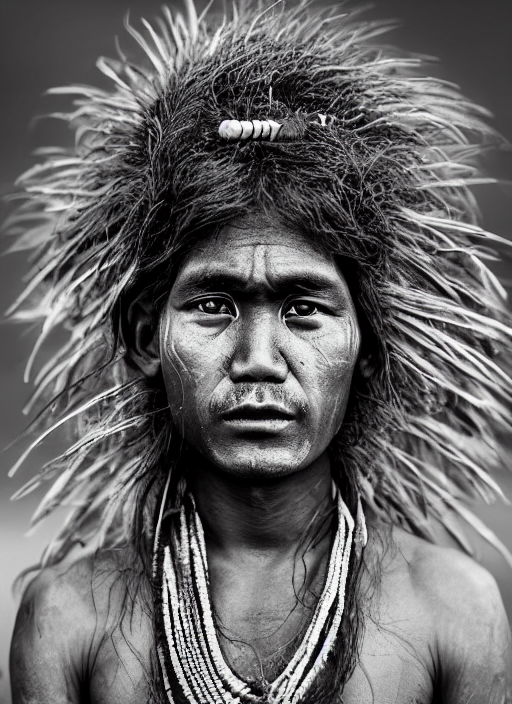 KREA AI - Award winning Editorial photo of a Native Kiribati...