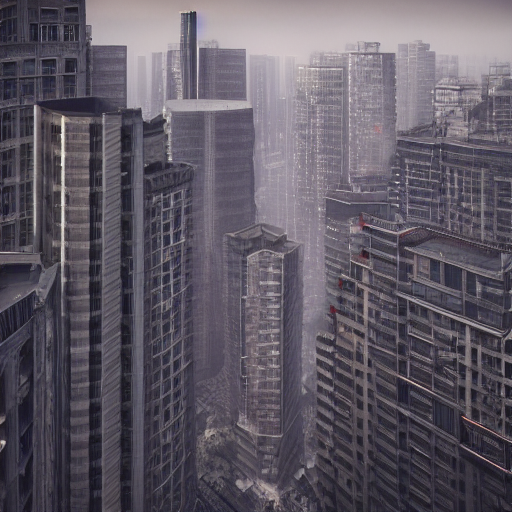 KREA AI - in a city with a rich history, the communist build...