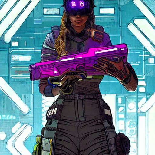 KREA AI - Sonya. Apex legends cyberpunk feminist hacker. Con...