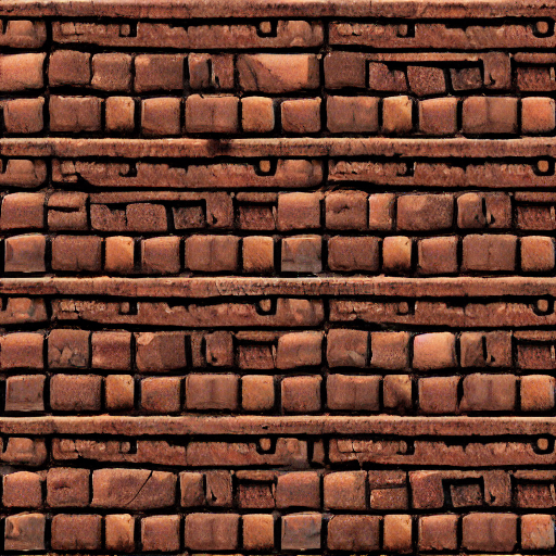 KREA AI - steampunk brick texture, seamless texture, 3 d mat...