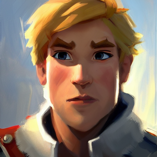 KREA AI - greg manchess portrait painting of kristoff from f...