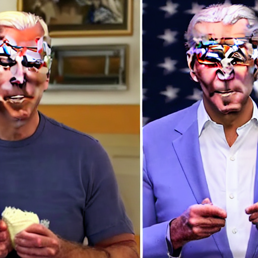 KREA AI - joe biden eating ice cream, gta 5 loading screen,