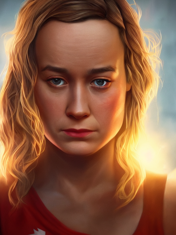KREA AI - portrait art of Brie Larson, 8k ultra realistic