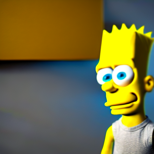 KREA AI - Bart Simpson in Monster Inc from Pixar, uncropped,...