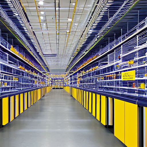 KREA AI - ikea store design product aisles, labyrinth archit...