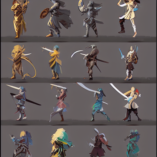 KREA AI - swords, game assets, sprite sheet, rpg swords, tab...