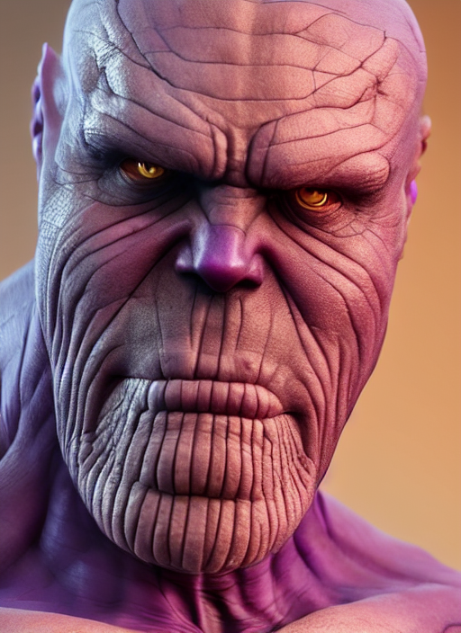 Krea Ai Thanos Au Naturel Hyper Detailed Digital Art T