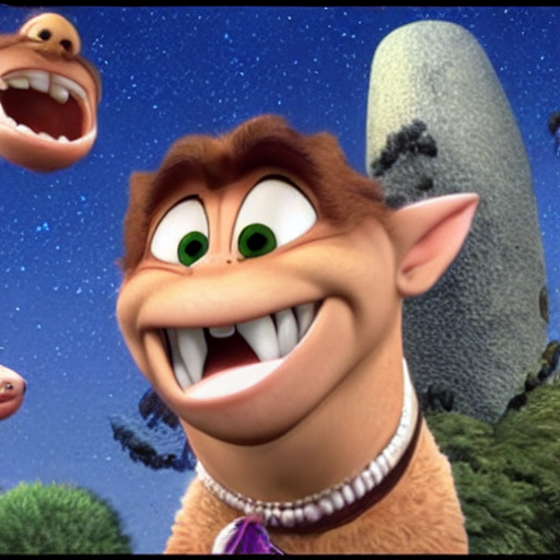 KREA AI - The DreamWorks Face, TVTropes KnowYourMeme Dreamwo...