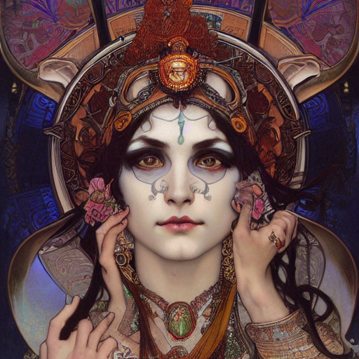 Krea Ai Realistic Detailed Face Portrait Of The Goddess Ka