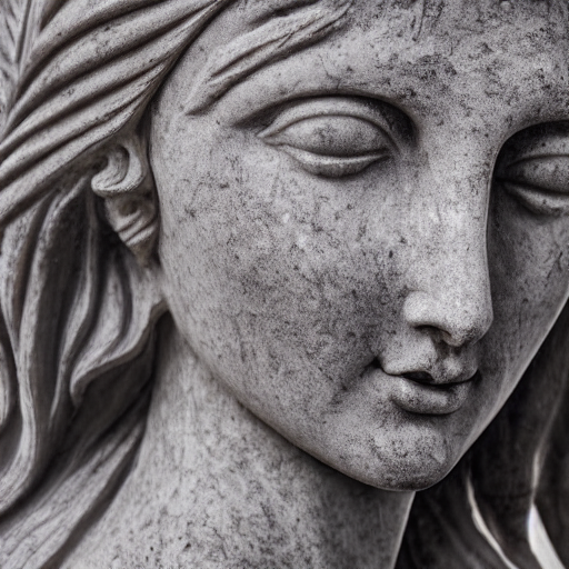 KREA AI - beautiful face young ancient greek pious woman mar...