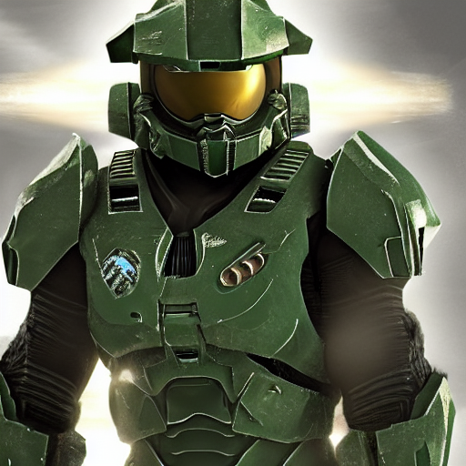 KREA AI - Jerma985 as Master Chief, photorealistic, cinemati...