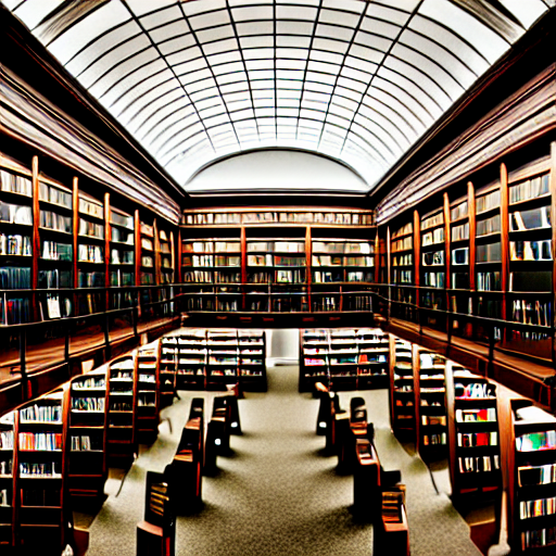 KREA AI - liminal space, library, hyper realistic, detailed,...