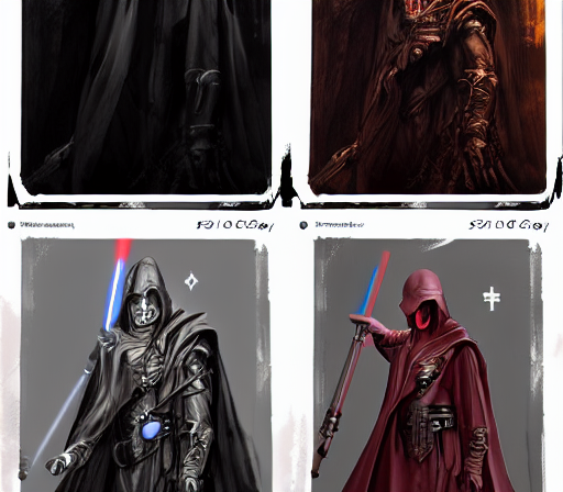 KREA AI - ! dream ww 1 sith sorcerer, hooded cloaked sith lo...