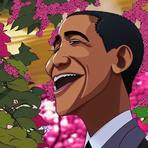 KREA AI - Animation of Barack Obama in the movie Garden of W...