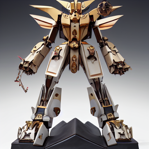 KREA AI - fantasy sphinx mecha, sphinx body, egyptian helmet...