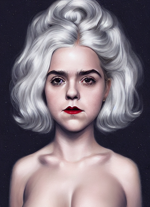 Krea Ai Full Body Portrait Kiernan Shipka As Sabrina Spel