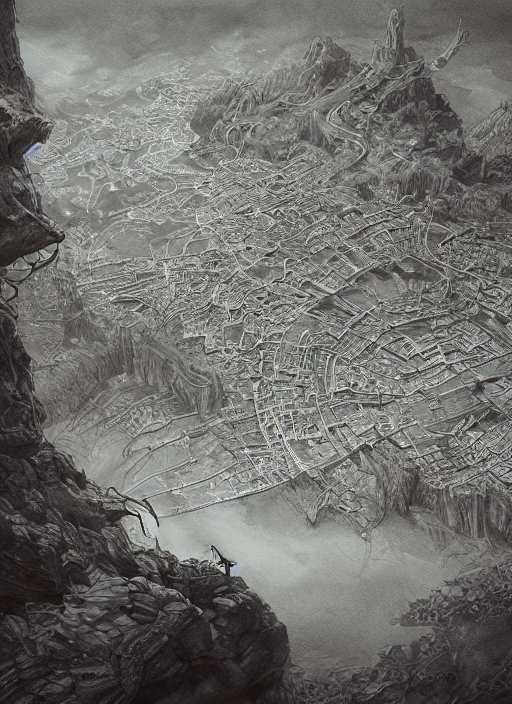 KREA AI - portrait, a detailed map of Neverland, watercolor,...