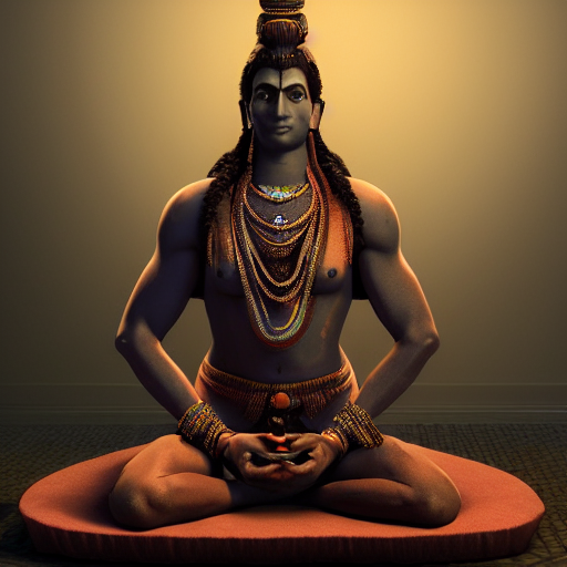 KREA AI - Shiva, 8k, high octane render, unreal engine 5, in...