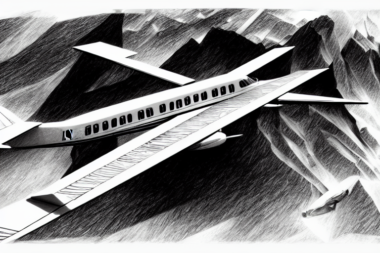 KREA AI - hyperrealist pencil sketch of a cessna airplane in...