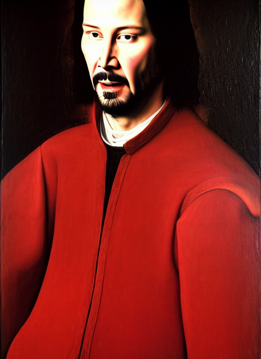 KREA AI - portrait of keanu reeves, oil painting by jan van ...