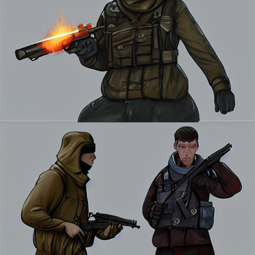 KREA AI - CSGO concept art of a russian spy operative