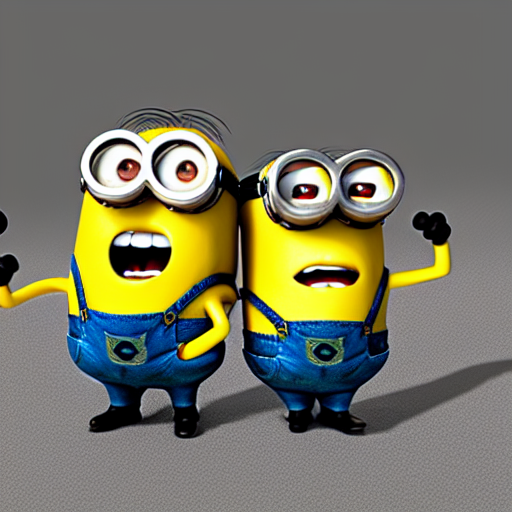 KREA AI - Minions clapping in applause, celebration. Hyperre...