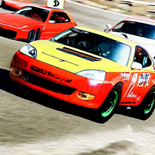 KREA AI - Eurobeat Car race