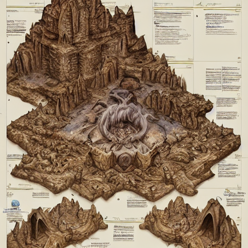 KREA AI - dungeon map board concept d & d cave, desert, vulc... KREA AI - dungeon map board concept d & d cave, desert, vulc...