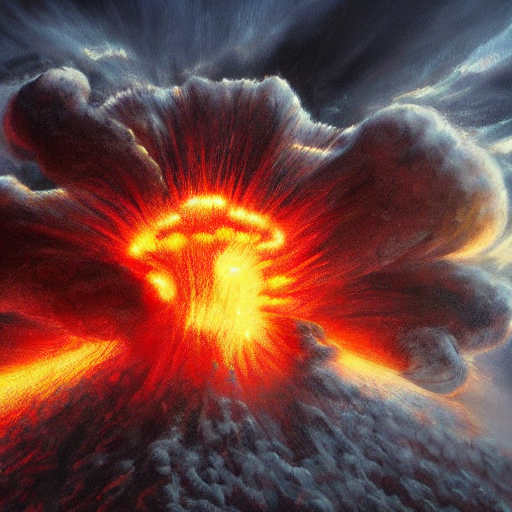 KREA AI - nuclear explosion, concept art, highly detailed, u...