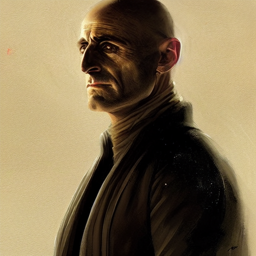 KREA AI - A portrait of mark strong as a sith acolyrte in st...