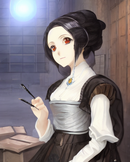 KREA AI - Digital state-sponsored anime art of Ada Lovelace ...