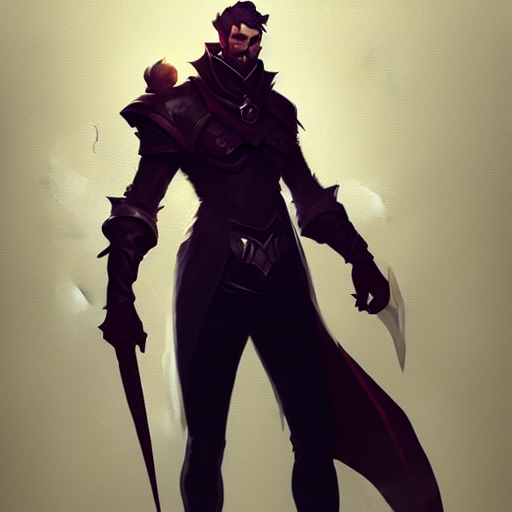 KREA AI - a full body concept art of league of legends chara...