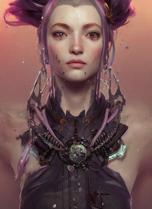 KREA AI - jinx arcane, naturel, hyper detailed, digital art,...